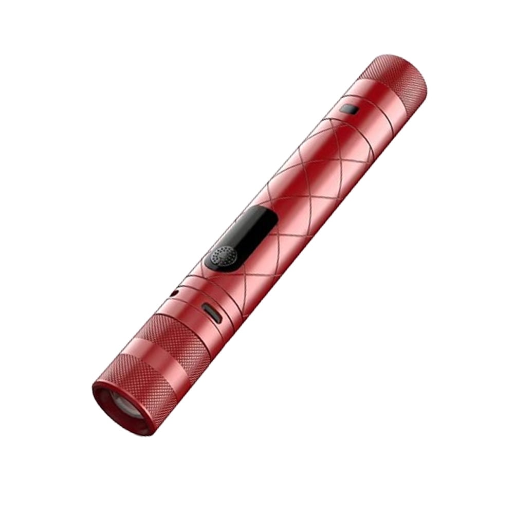 Portable 3 in 1 LED Flashlight with Arc Lighter and Alarm Warning ...