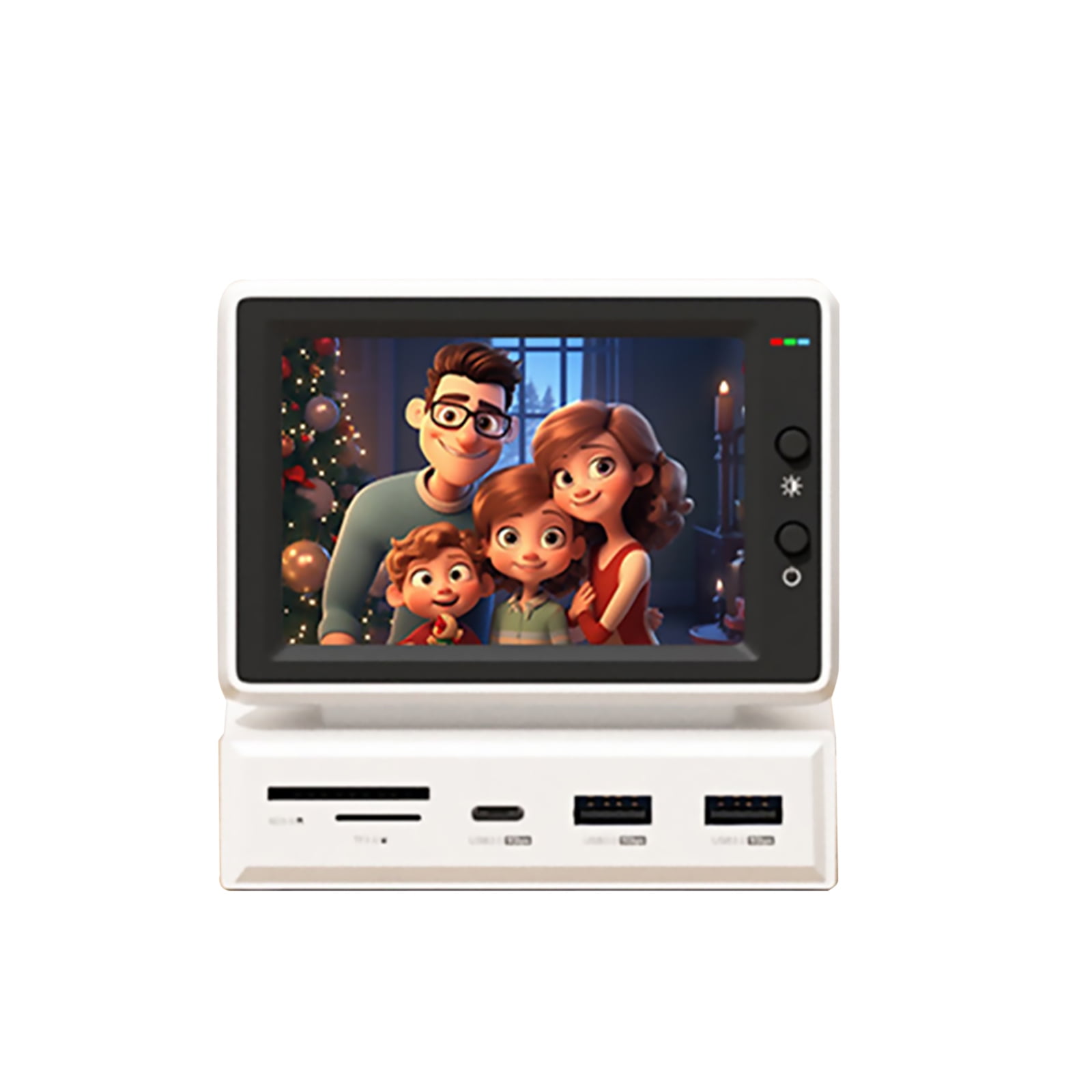 Portable 3.5inch IPS Screen Display Hub Multi-Function Interfaces ...