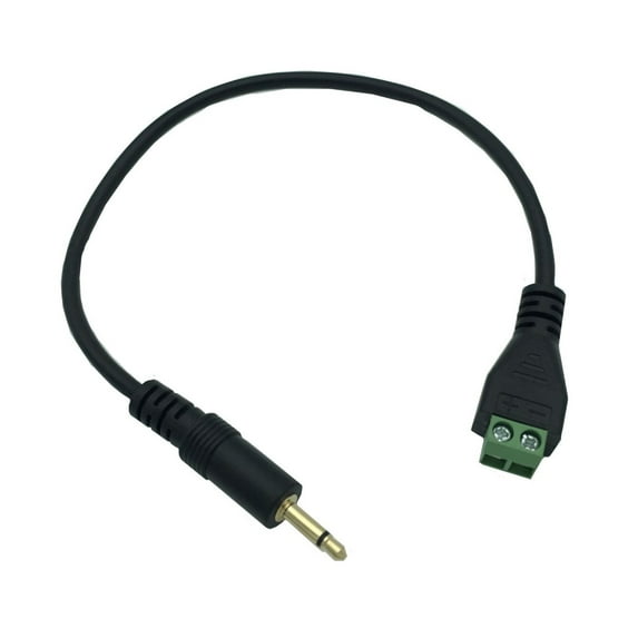 Portable 3.5mm Terminals Block Cable 2pin 3.5mm Cable with SolderFree ...