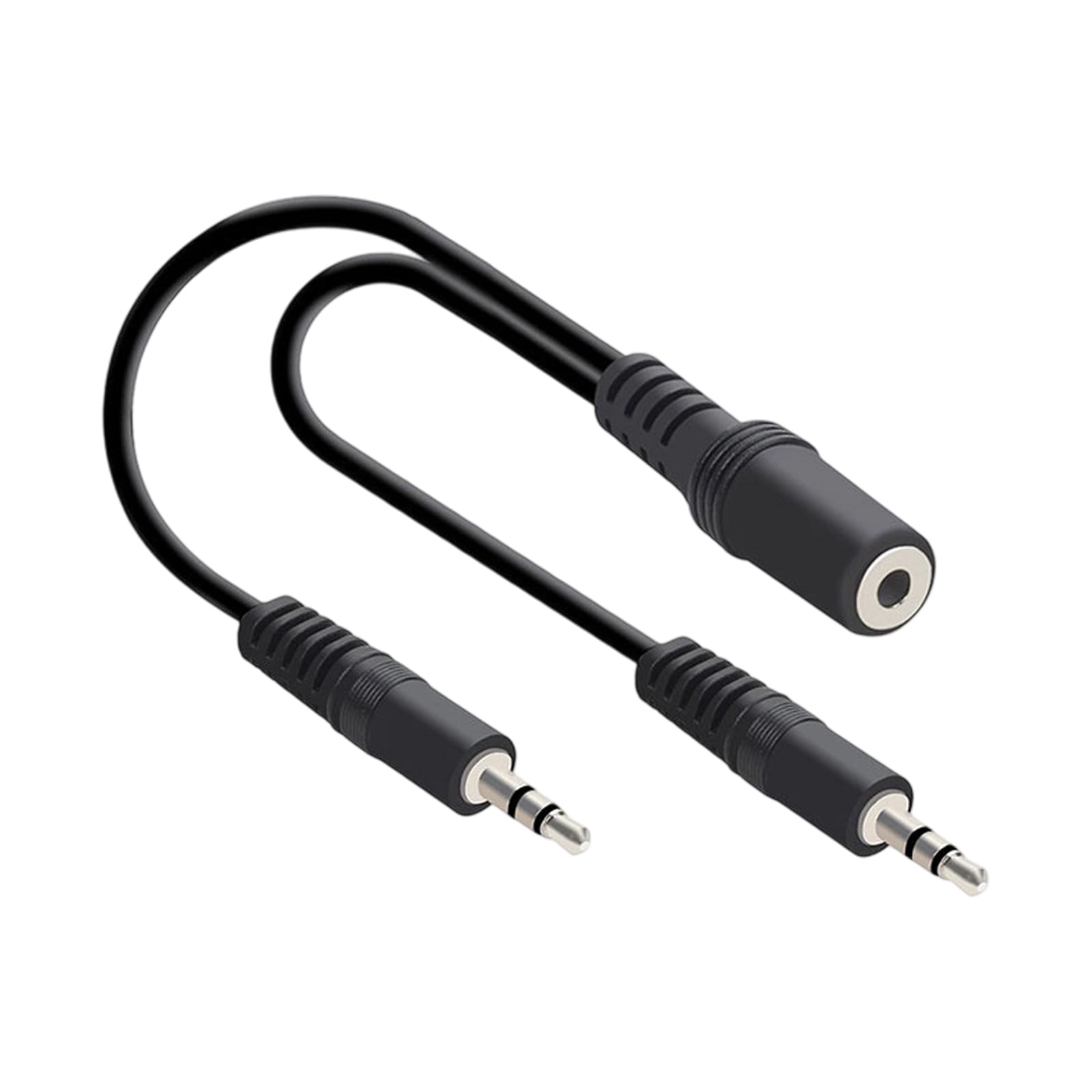 Portable 3.5mm Y Splitter: Female to 2-Male Cable for Simultaneous ...