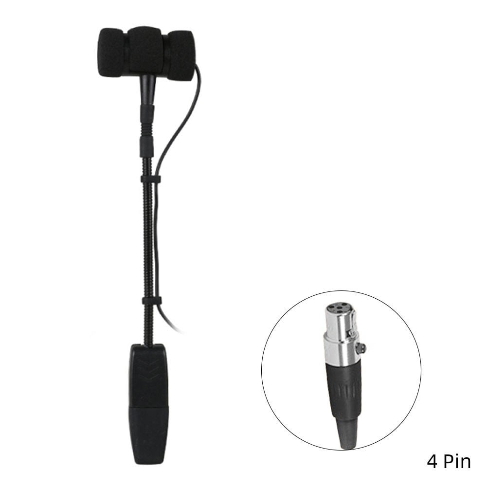 Portable 3 Pin 4 Pin Wired Sax Microphone Omnidirectional for Music ...