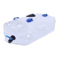 Portable 30 Gallon Camping Water Storage Bladder, Foldable Transparent ...