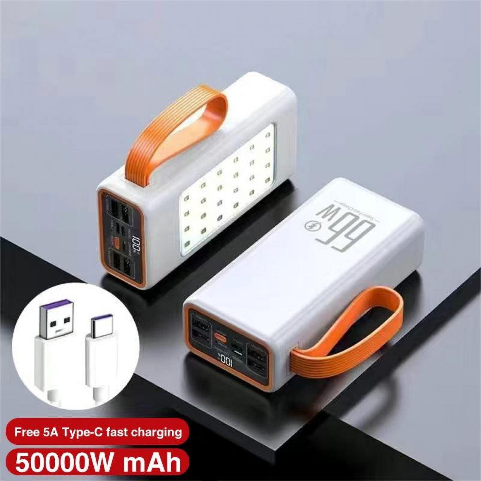 Portable 30000/50000mAh Power Bank Mobile Power Supply with Ultra-fast ...