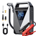 Portable 3000A Car Jump Starter With Air Compressor Pack Booster 12V ...