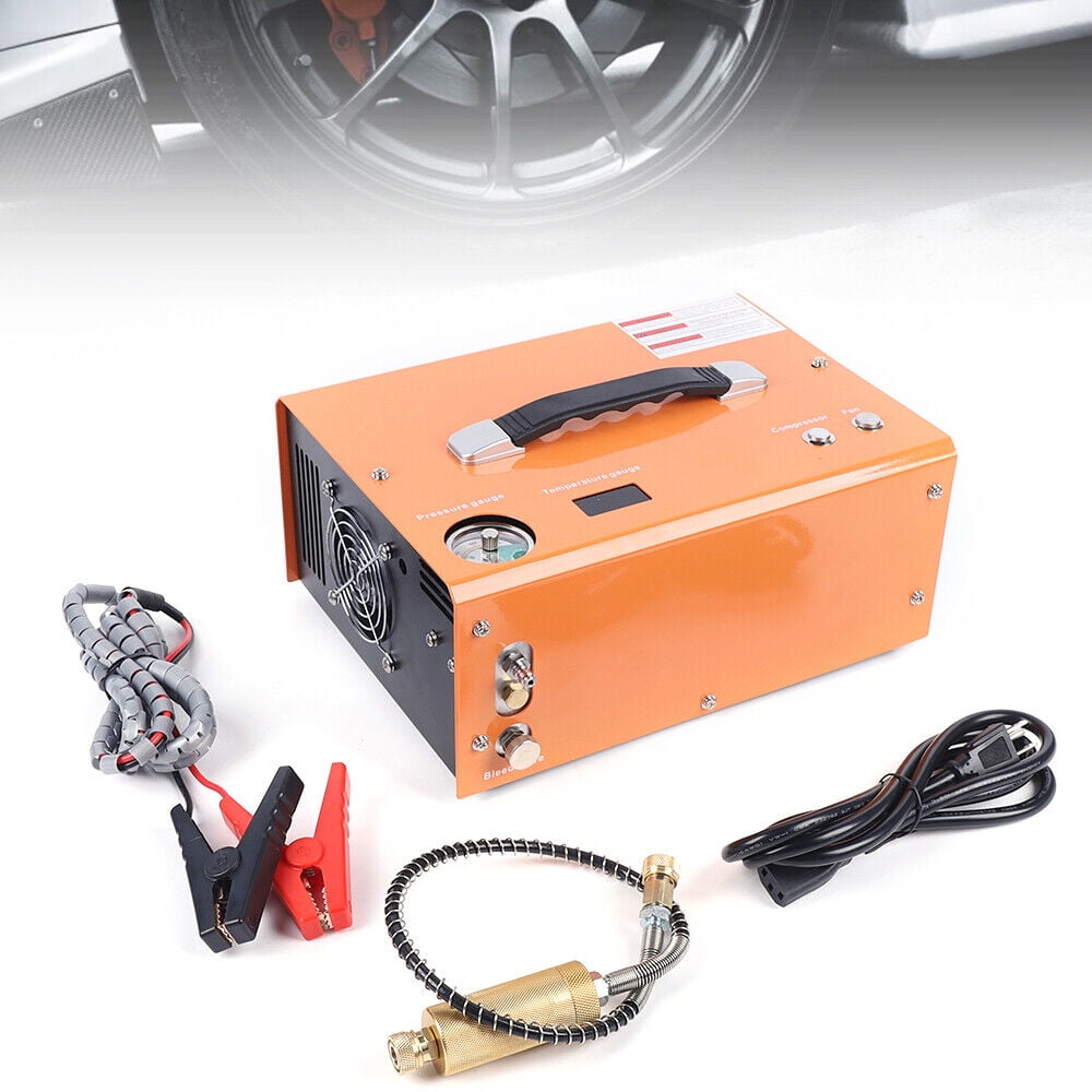 Portable 30MPA Auto-Stop 12V/110V Air Compressor for Electric Airgun ...