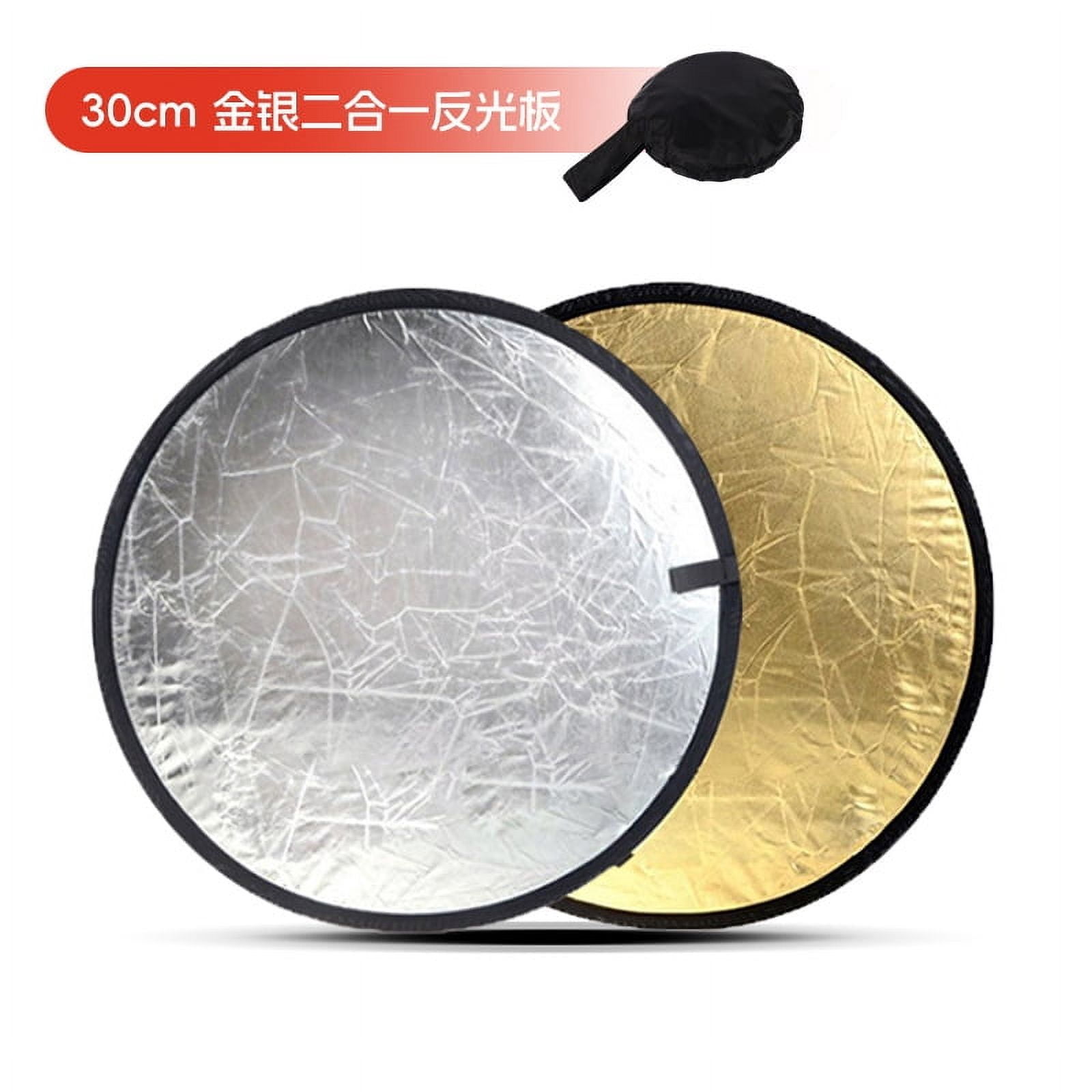 Portable 30cm Reflector Gold and Silver Two-in-One Reflector Special ...