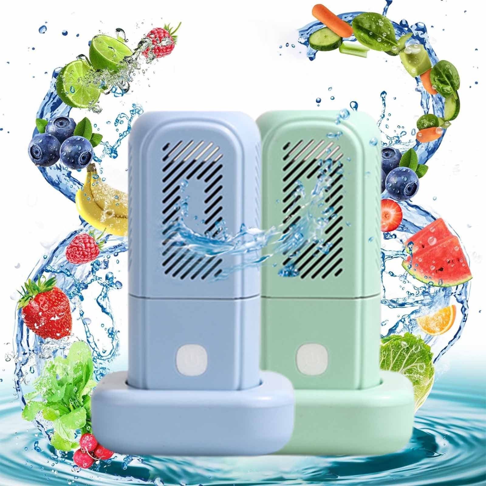 Portable 3600mah Fruit Vegetable Washer, Usb Rechargeable Automatic ...