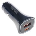 Portable 38W Double USB Car Chargers Plastic Vehicle Chargers Simple ...