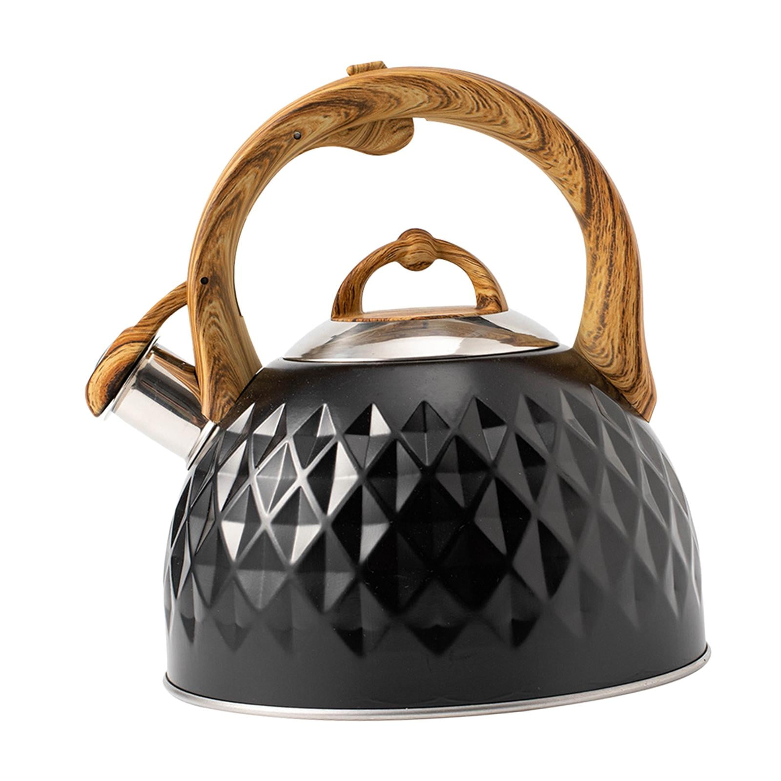 Portable 3L Stovetop Tea Kettle Gas Induction Cookers Anti Heat Handle ...