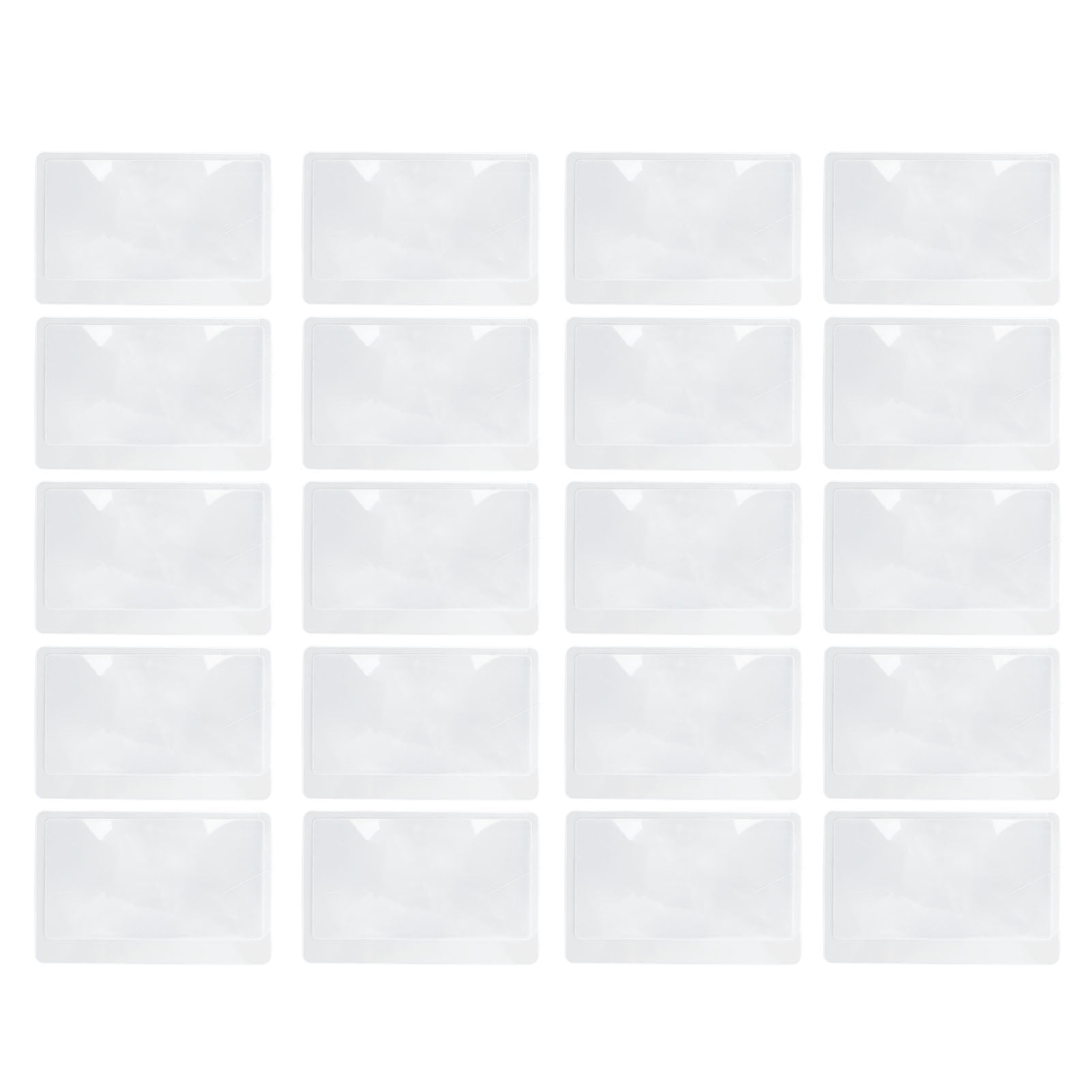 Portable 3X Magnifying Reading Glass, Credit Card Size Transparent ...