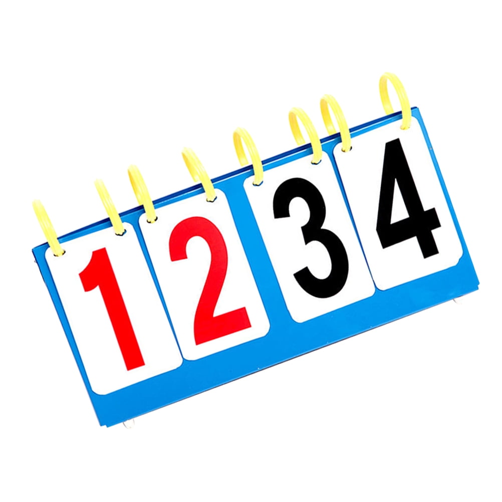 Portable 4-Digit Table Scoreboard Durable Scoring Marker Score Keeper ...