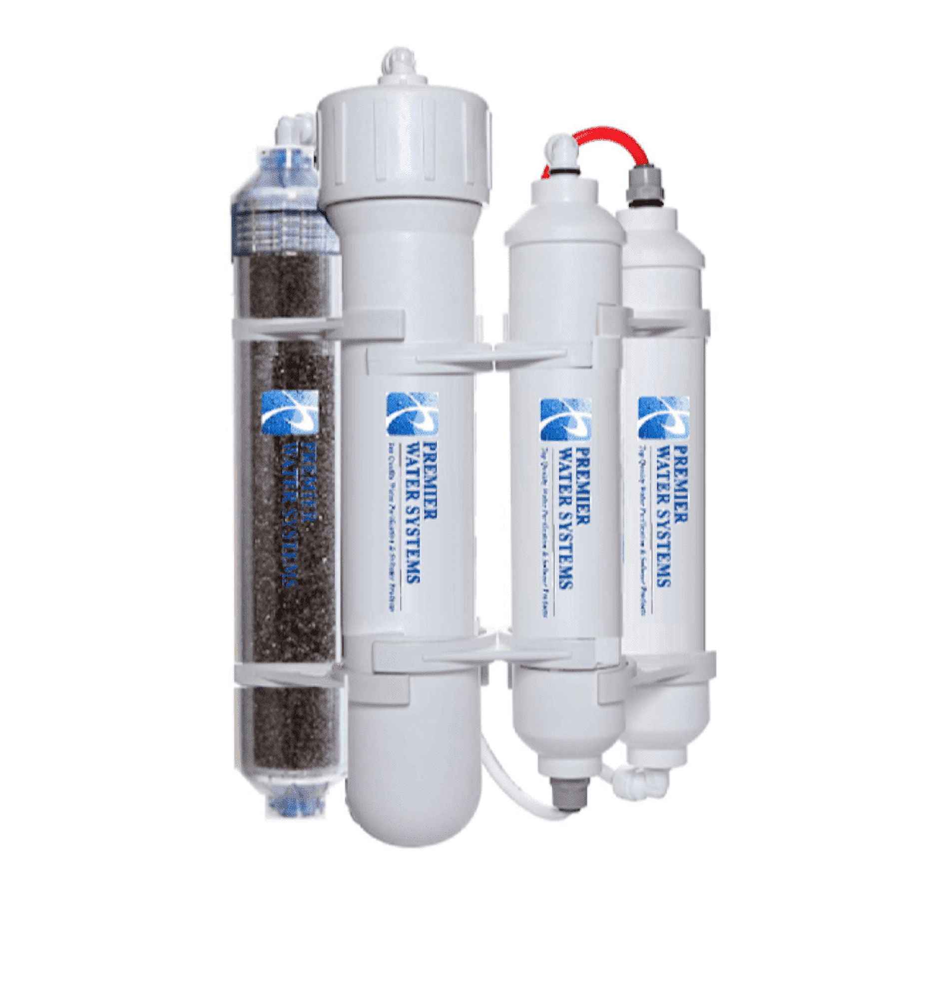 Portable 4 Stage Reverse Osmosis and Deionization (RO/DI) Space Saver ...