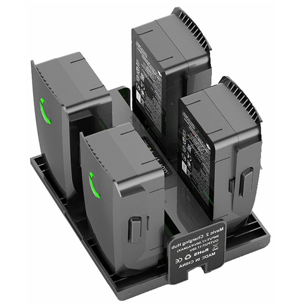 Portable 4 in 1 Battery Charging Hub for DJI Mavic 2 PRO/ZOOM Drone ...