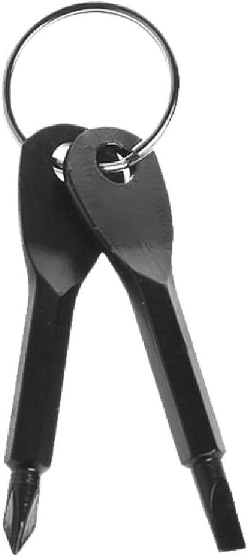 Portable 4 in 1 Stainless Steel Screwdriver Keychain Tools Outdoor Mini ...