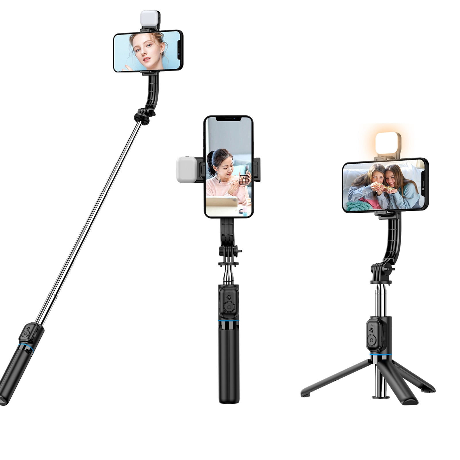Portable 42 Inch Tripod Phone Holder, Aluminum Alloy Construction ...