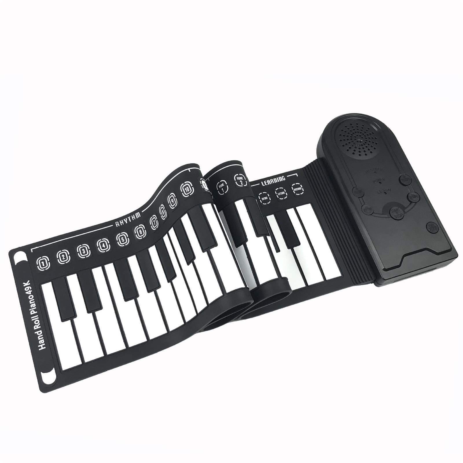 Portable 49 Keys Flexible Roll Up Piano Electronic Soft Keyboard Piano ...