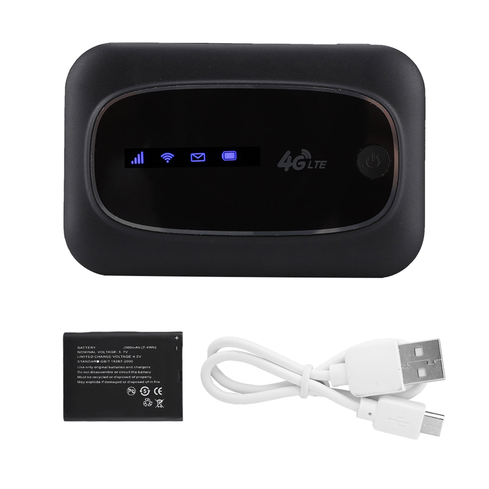 Portable 4G WiFi Modem for Europe and Asia - Black - Walmart.com