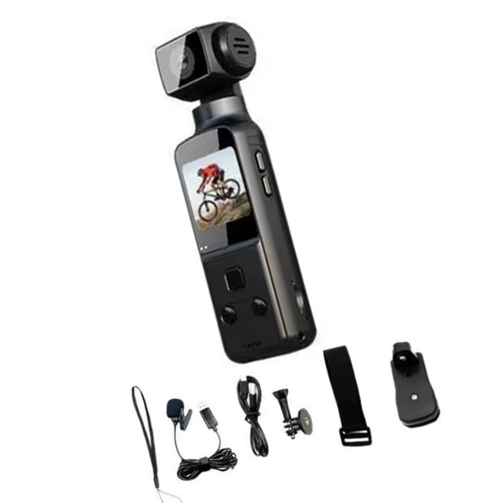 Portable 4K Resolution Sports Camera 270° Rotating Lens Wireless WiFi ...