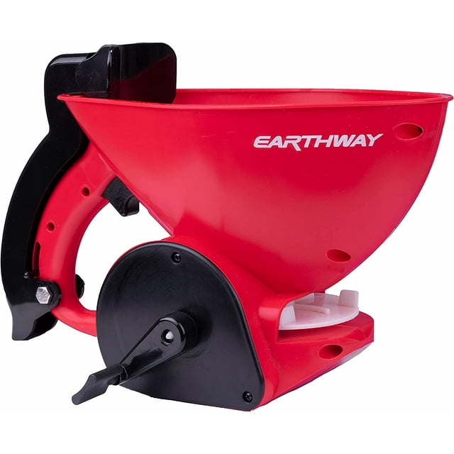 Portable 4lb Fertilizer Hand Spreader with Arm Rest EarthWay 16014 ...