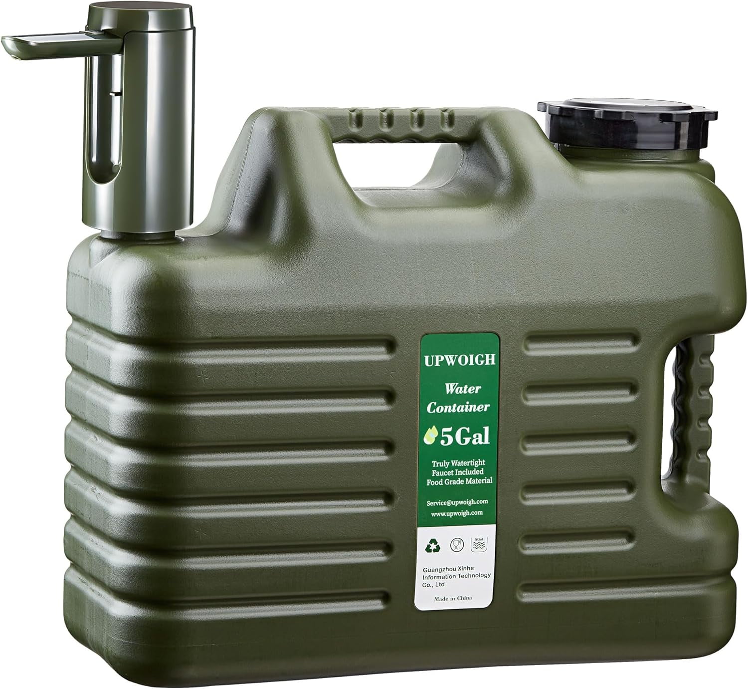 Portable 5 Gallon Water Jug with Automatic Touch Control Pump,Truly No ...