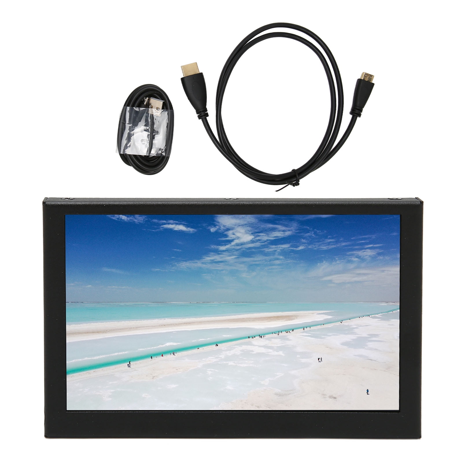 Portable 5 Inch Monitor 800x480 IPS LCD Display Metal Housing Mini HD Multimedia Interface ...