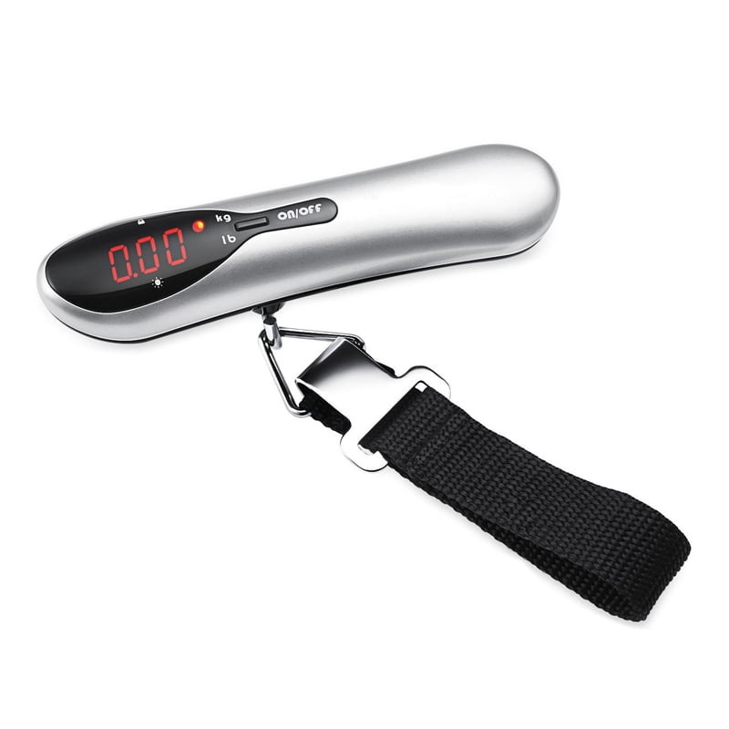 Portable 50kg/110lb Electronic hand held luggage scale Hanging Scales ...