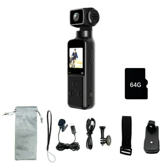 Portable 5K Resolution Sports Camera with 270° Rotating Lens Wireless ...