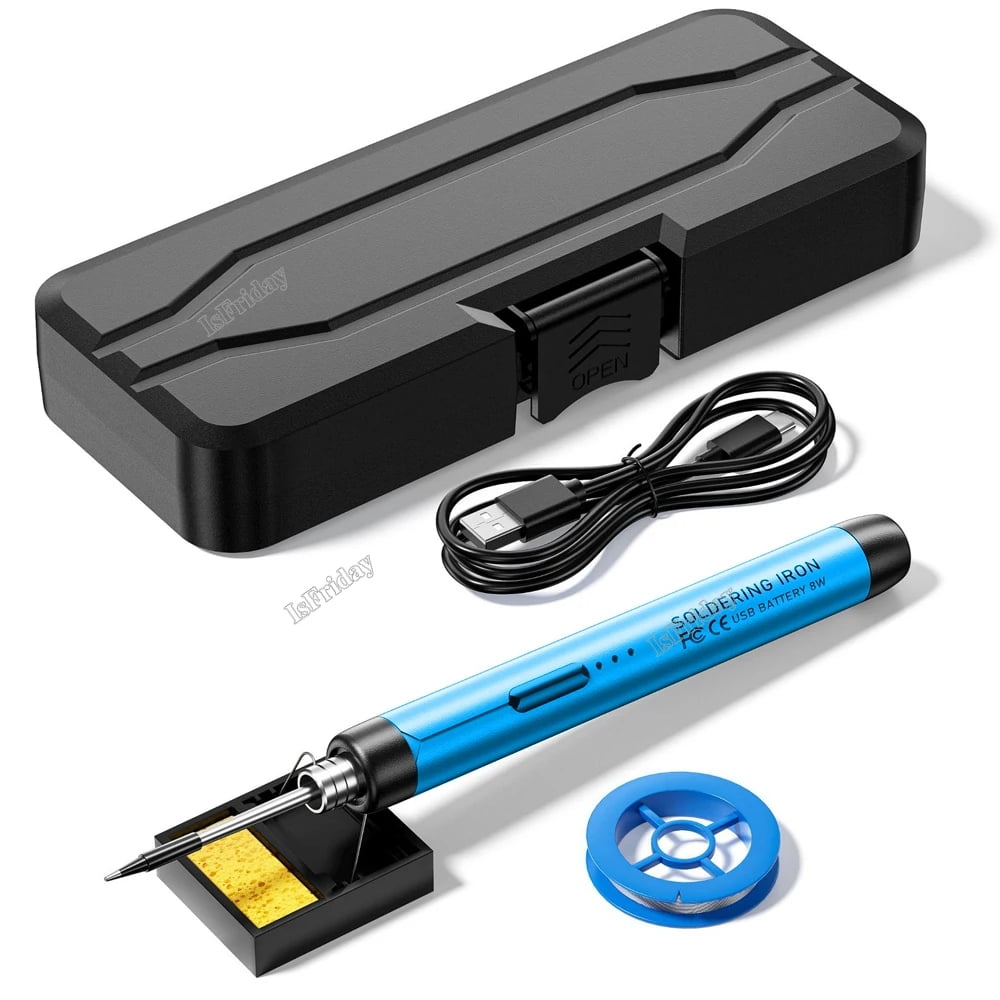 Portable 5V USB Electric Soldering Iron 800mAh 450 ℃ Mini Soldering ...