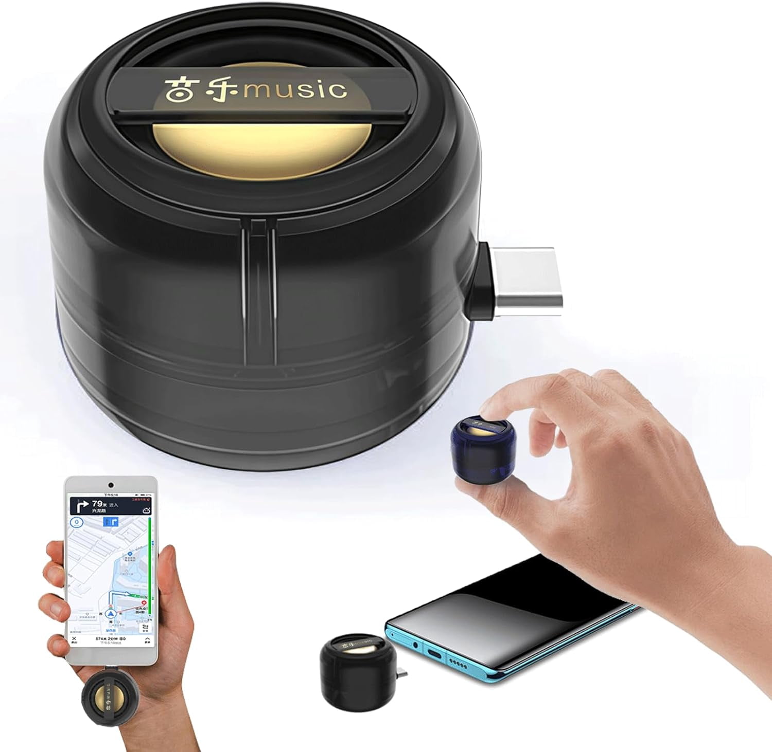 Portable 5X Speaker Amplifier–Plug & Play for Music/Calls, 2025 New ...