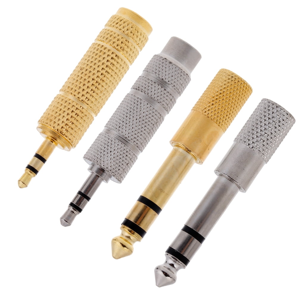 Portable 6.35mm Male to 3.5mm Female Adapter Resists Corrosion & Anti ...