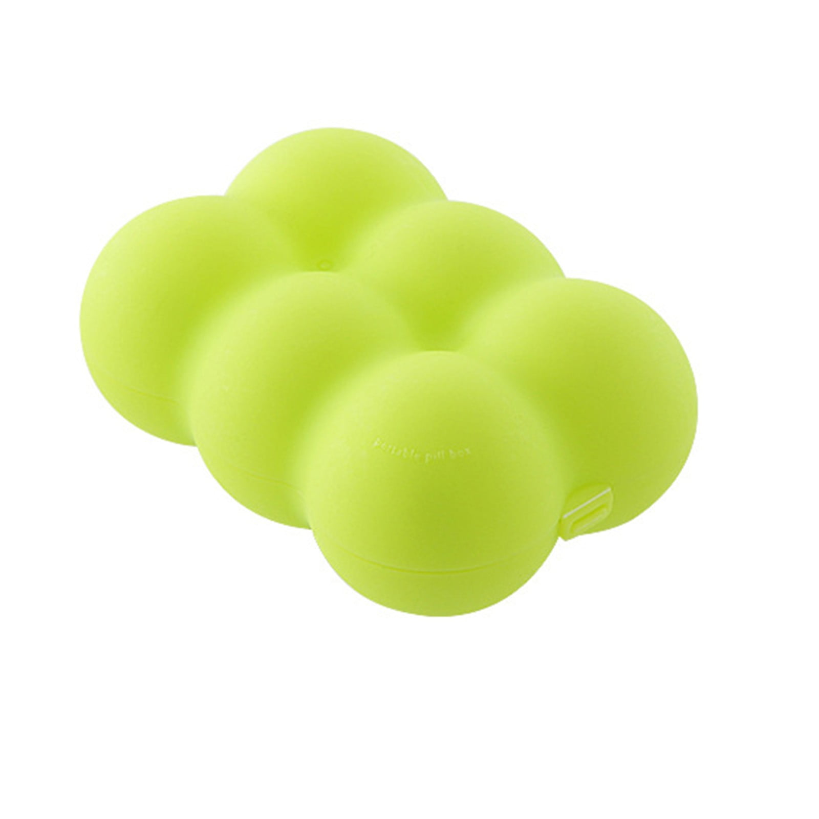 Portable 6 Compartment Pill Organizer, Large Capacity Travel Pill Box ...