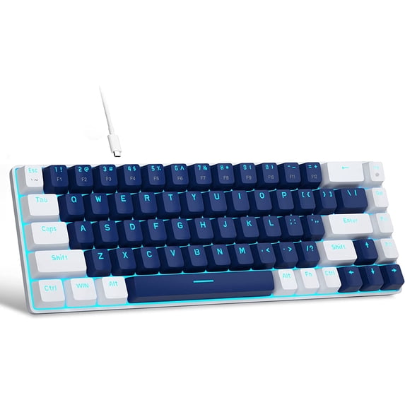Portable 60% Mechanical Gaming Keyboard, MageGee MK-Box LED Backlit ...