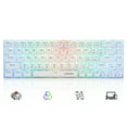 Portable 65% Mechanical Gaming Keyboard, E-YOOSO Z-686 Customizable Per ...