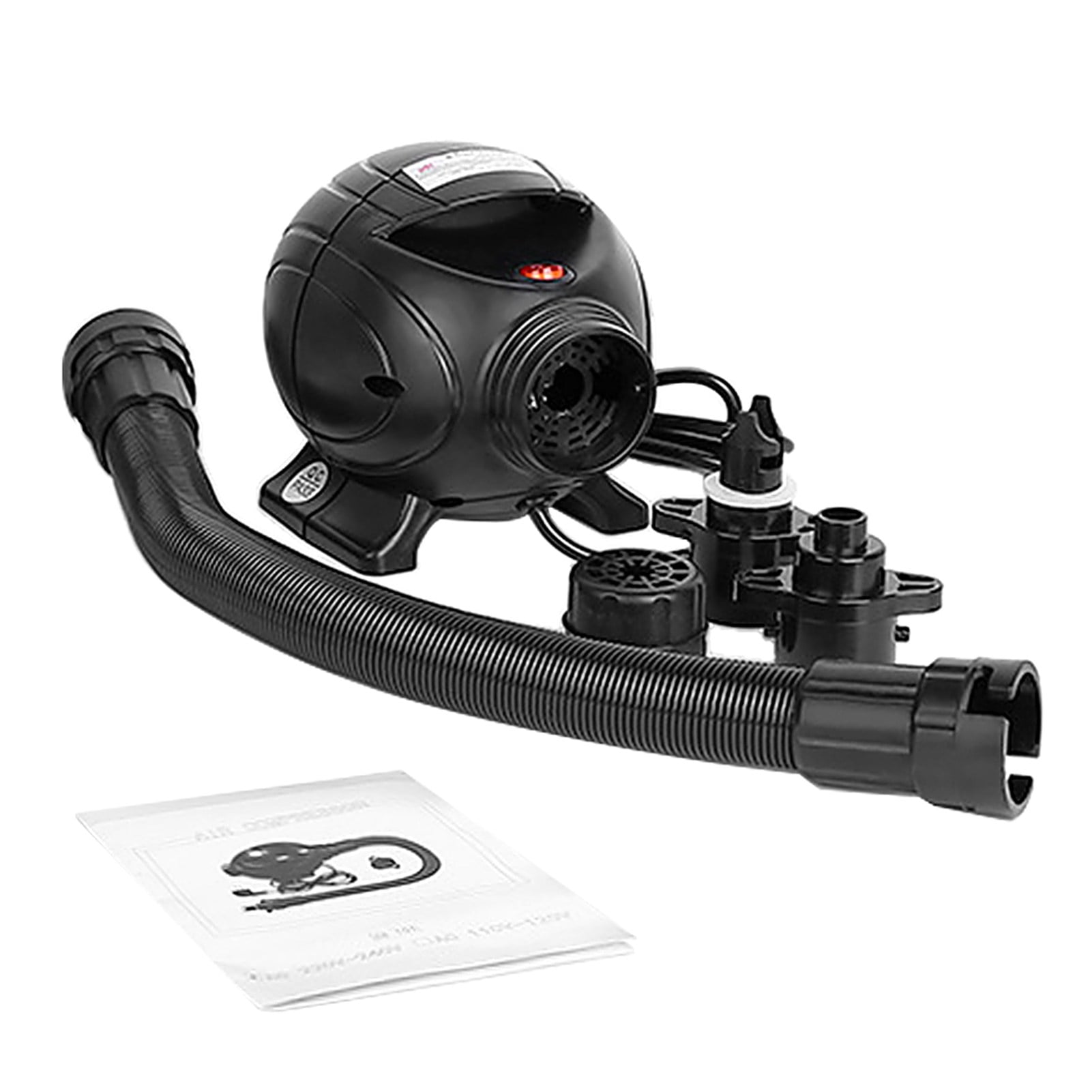 Portable 800W Electric Air Pump Inflator Deflator With 3 Nozzles For ...