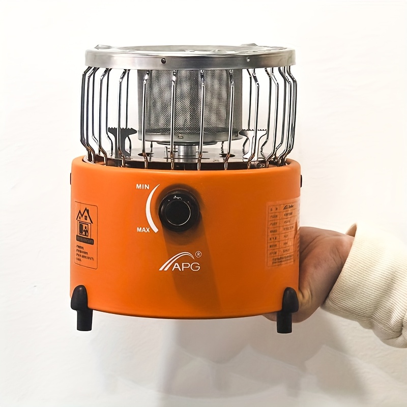 Portable 9000 BTU Propane Heater & Stove Combo - Stainless Steel with ...