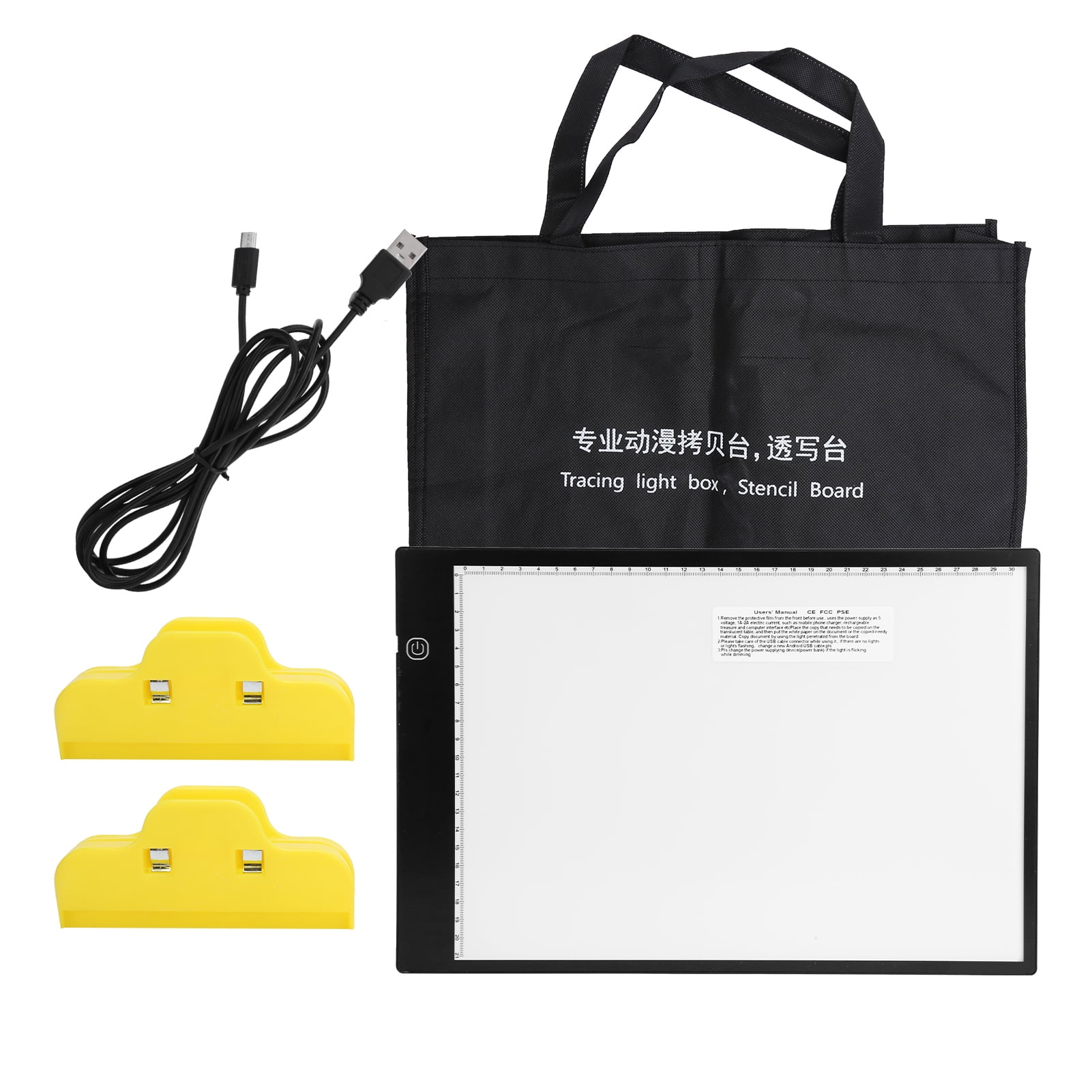 Portable A4 Light Box LED Tracing Drawing Board Adjustable Brightness ...