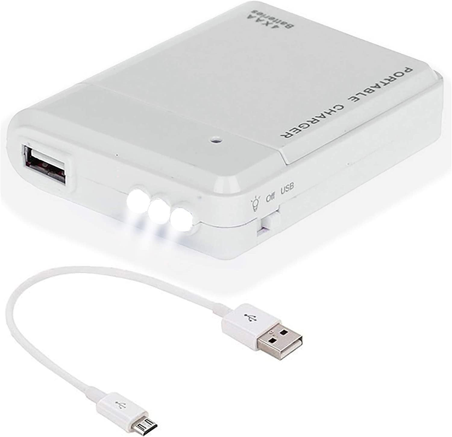 Portable AA Battery Travel Charger Compatible with Media Logitech ...