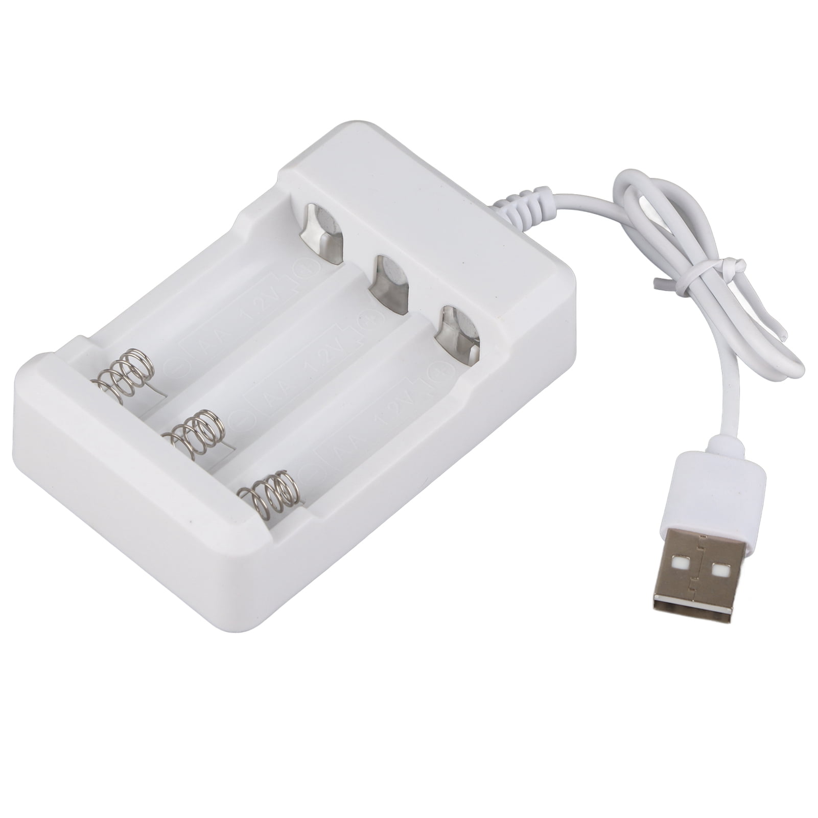 Portable AA Battery USB Charger, Compact Battery Charger, ABS Ith USB ...