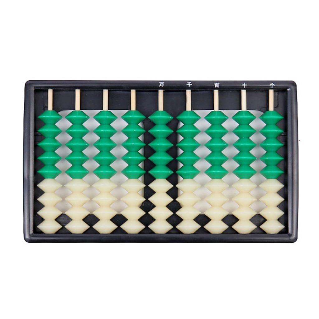 Portable ABS Abacus Math Education Calculator Professional 9-Digit ABS ...