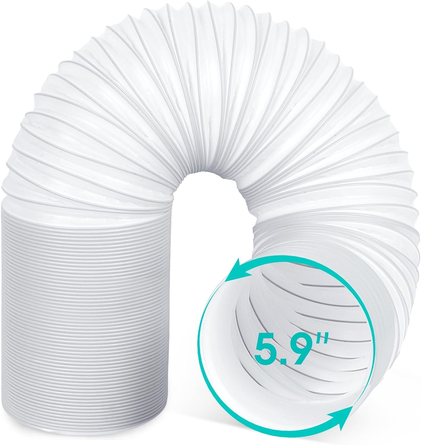 Portable AC Exhaust Hose AC Hose With 5 9 Diameter Anti Clockwise Portable AC Exhaust Hose AC Hose With 5 9 Diameter Anti Clockwise