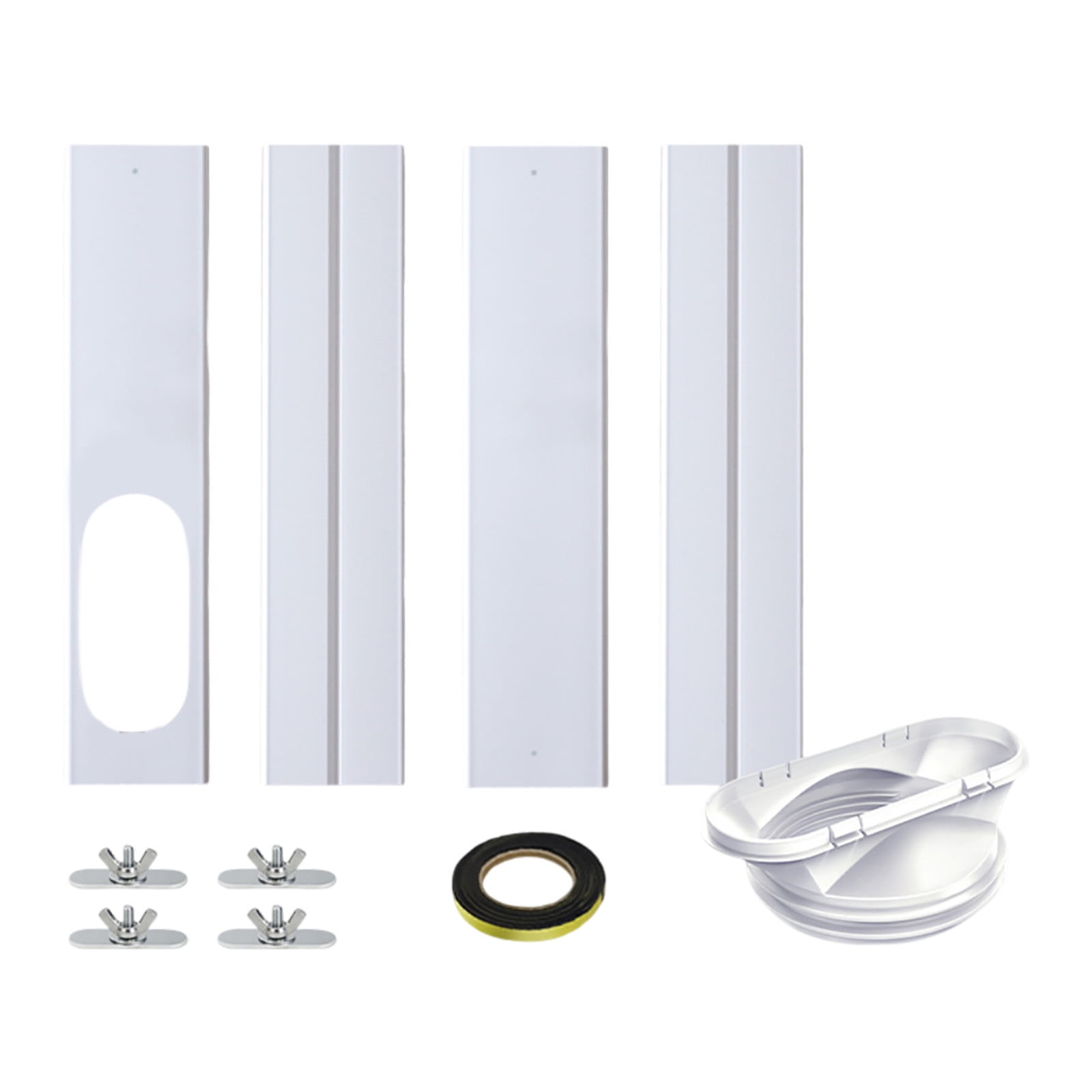Portable AC Window Vent Kit, Adjustable Window Seal Panel for Sliding ...