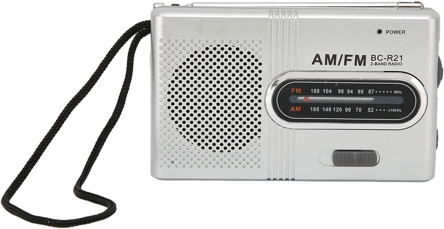 Portable Am Fm Radio With Best Reception Battery Operated 5w Speaker