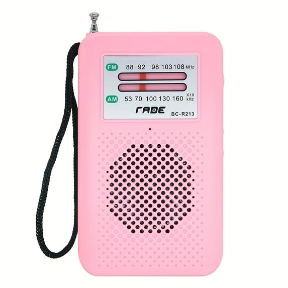 Portable AM/FM Radio with Digital Display, Headphone Jack & Antenna ...