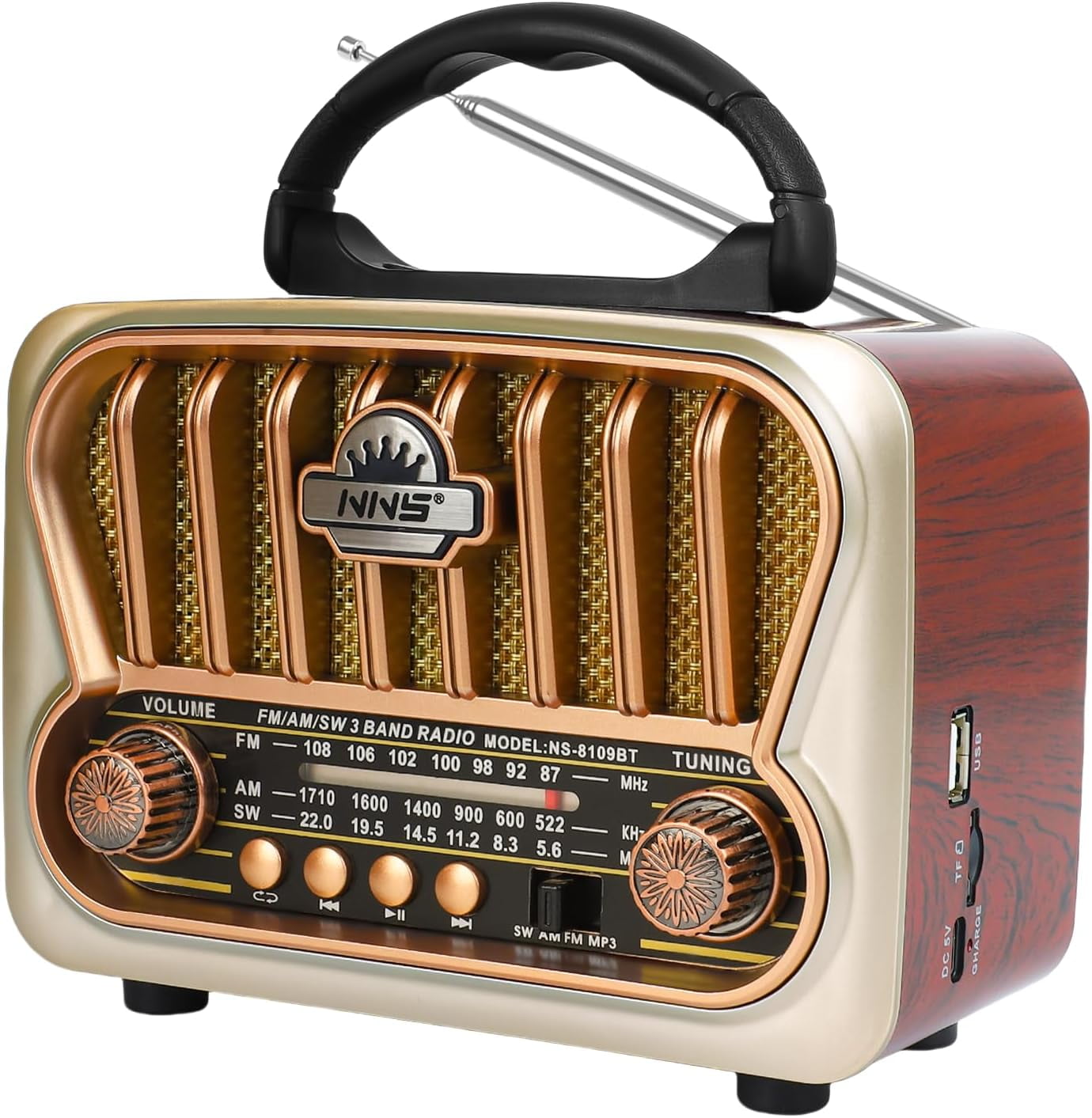 Portable AM FM Radios, Transistor Shortwave Radio Retro Vintage Radios ...