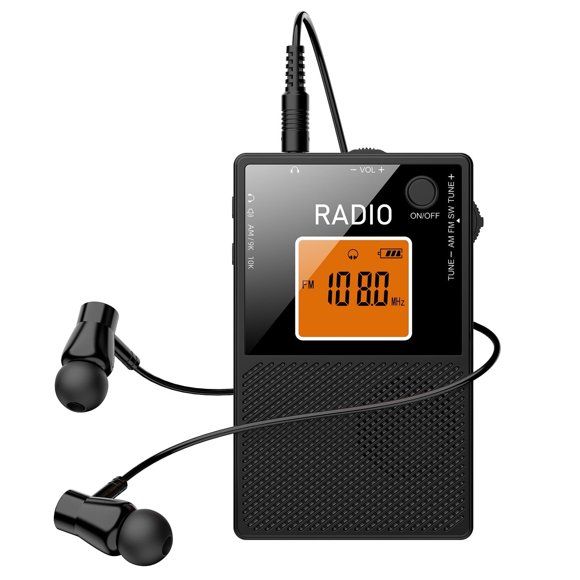 Portable Radios with Headphones for Indoor Outdoor Use in Electronics