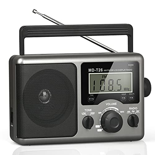 Portable AM FM Shortwave ,Battery Operated by 4D Cell Batteries or AC ...