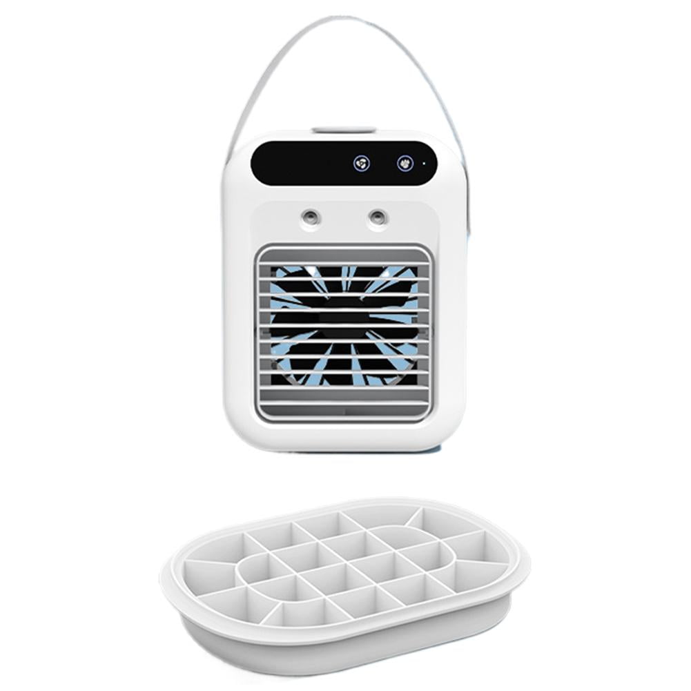 Portable Ac, Mini Evaporative Cooler Desk Cooling Fan with 2Wind Speeds ...