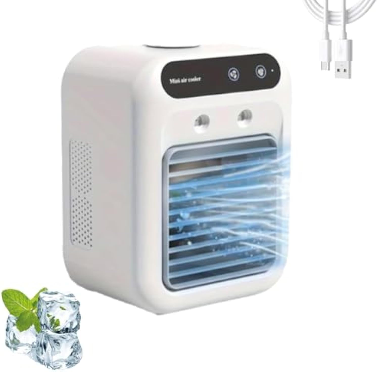 Portable Ac Unit, 2025 New Glacier Breeze Portable Air Conditioner Fan ...