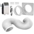 Portable Ac Wall Vent Kit with 4 Inch Exhaust Hose, Coupler and Mount ...