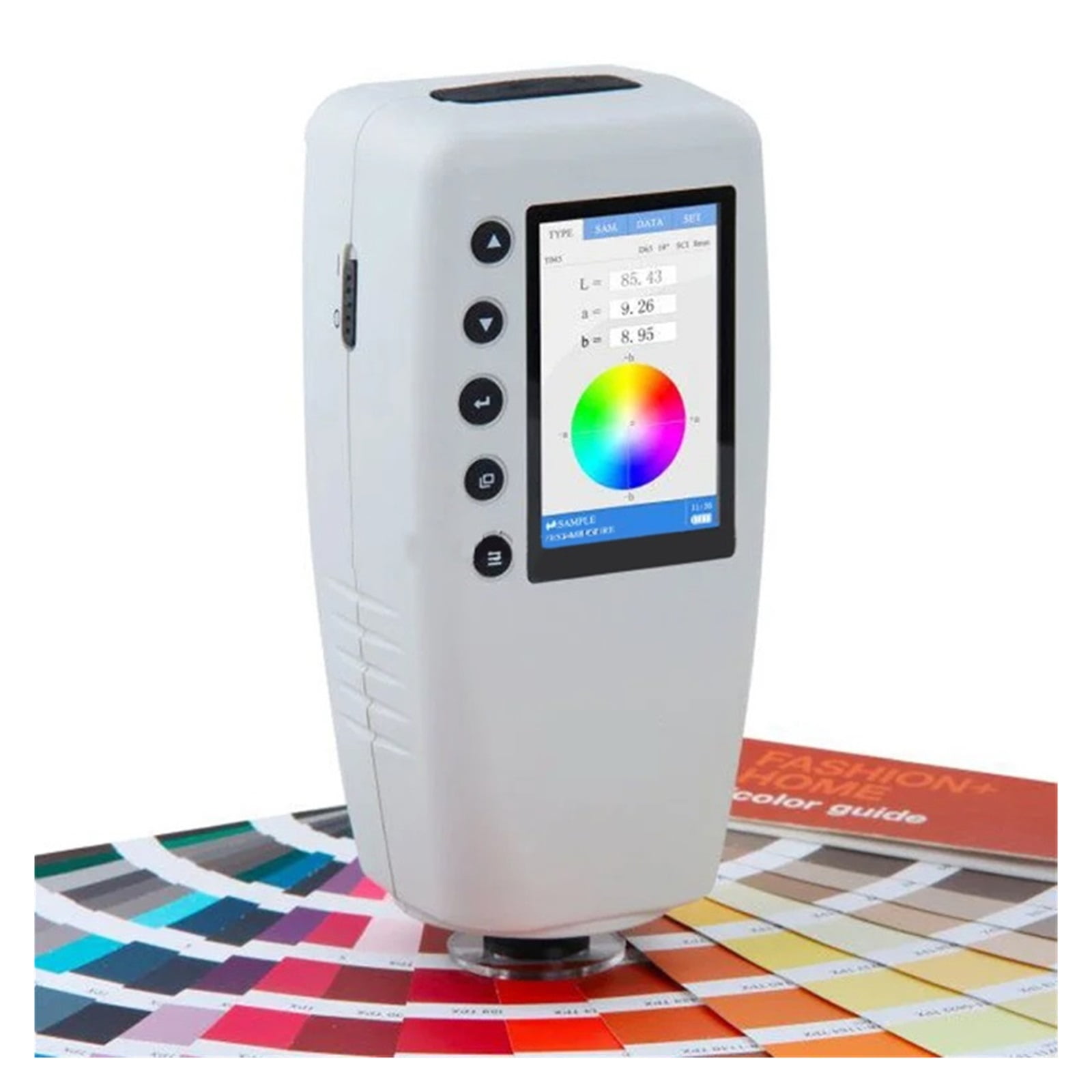 Portable Accurate Colorimeter, WR18 Color MeterSwitchable Caliber With 4mm 8mm WR10 ,Easy to ...